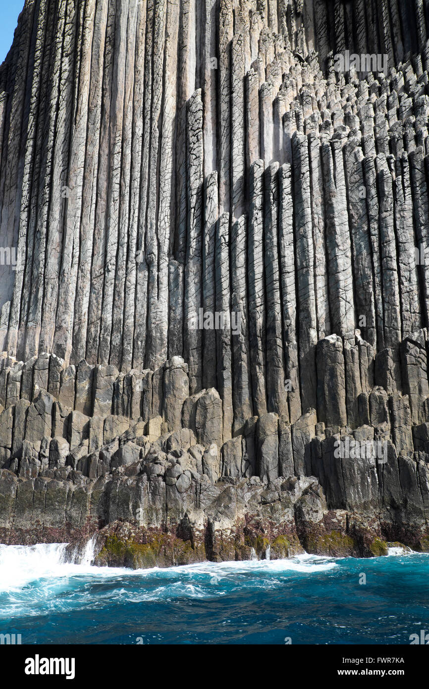 Basalt columns Los Órganos, La Gomera, Canary Islands, Spain Stock ...