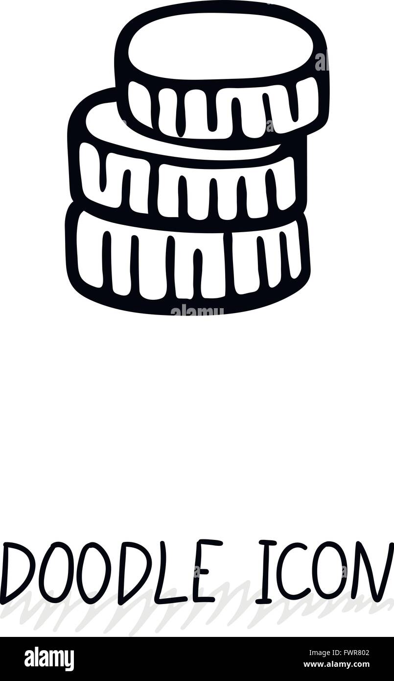 Silver coins saving Stock Vector Images - Alamy