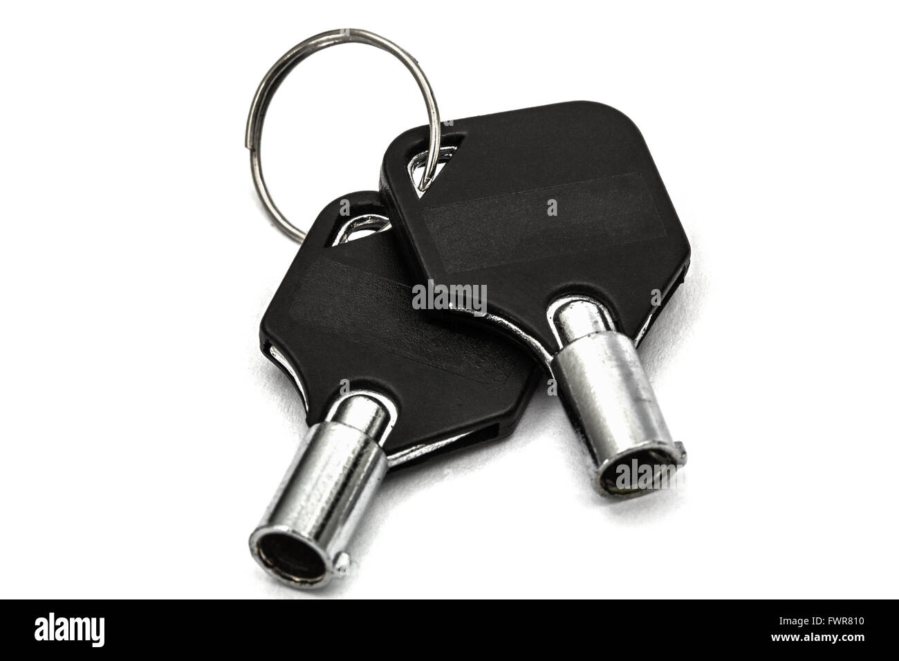 Bunch of keys, isolated on white background Stock Photo - Alamy