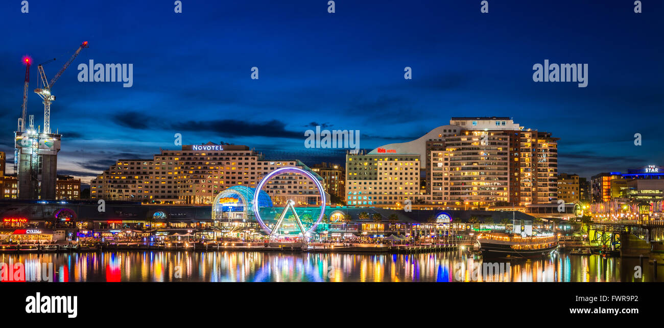 Darling Harbour By Night High Resolution Stock Photography and Images ...