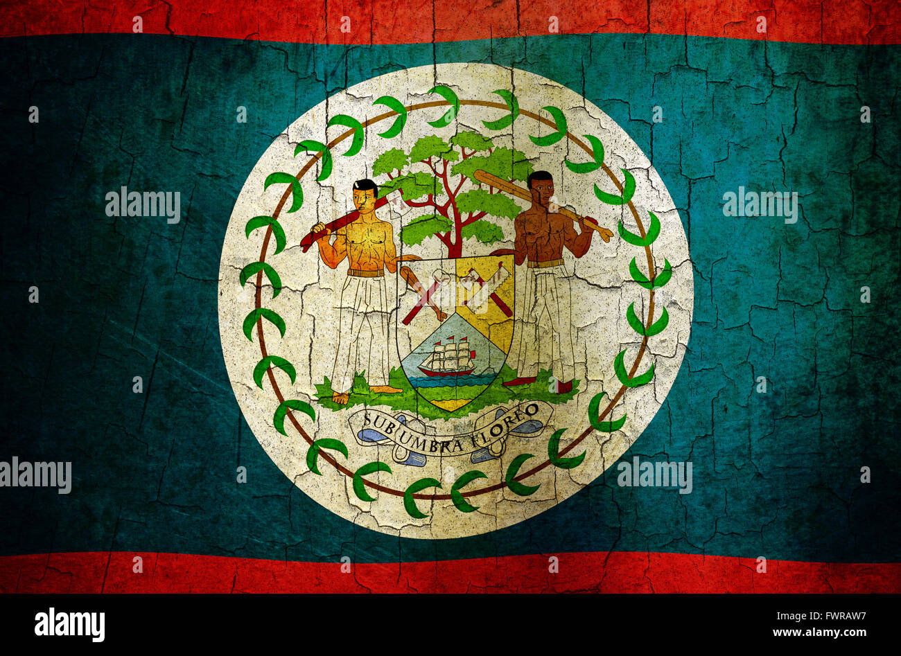 Flag of the belize hi-res stock photography and images - Alamy