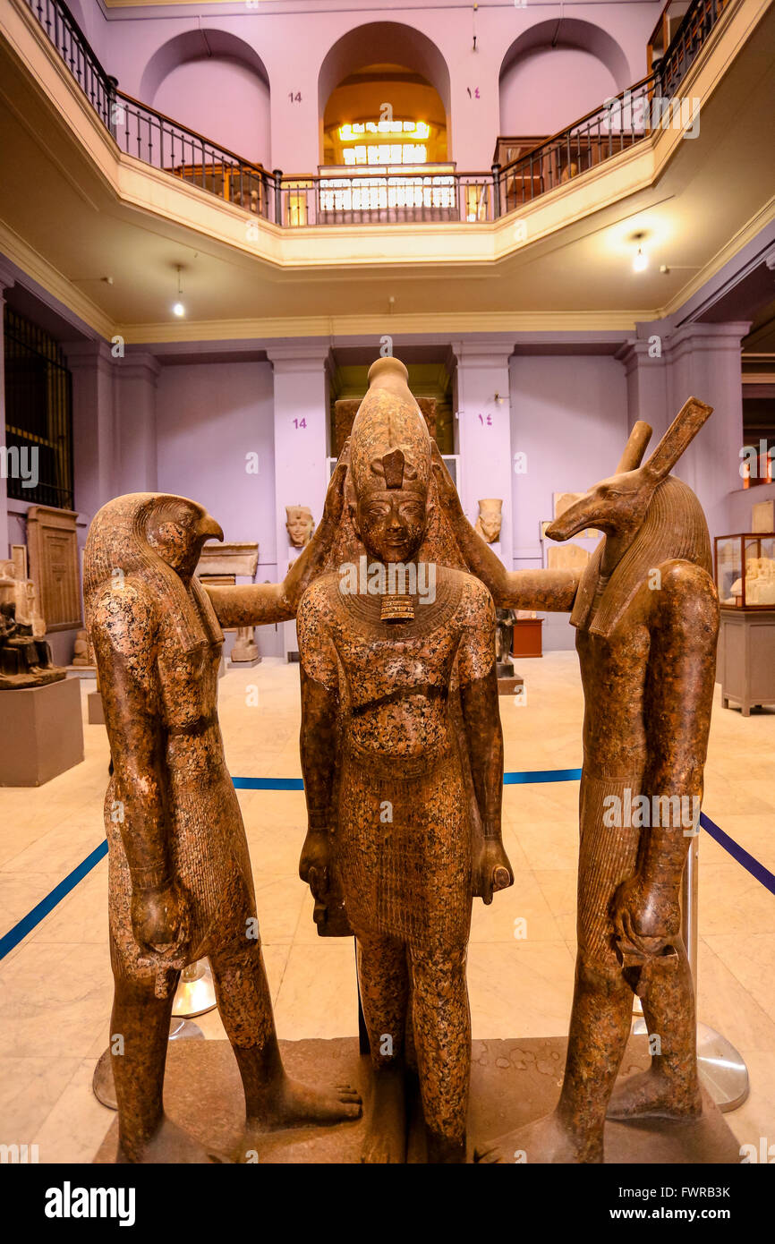 Statue of Rameses III, The Egyptian Museum, Cairo, Egypt Stock Photo - Alamy