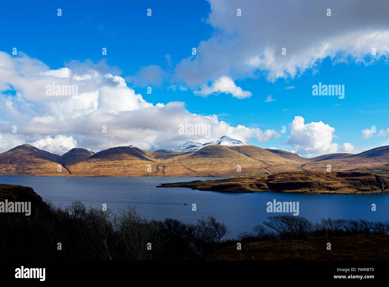 Loch na Keal and Ben More, Isle of Mull, Aygyll and Bute, Scotland UK ...