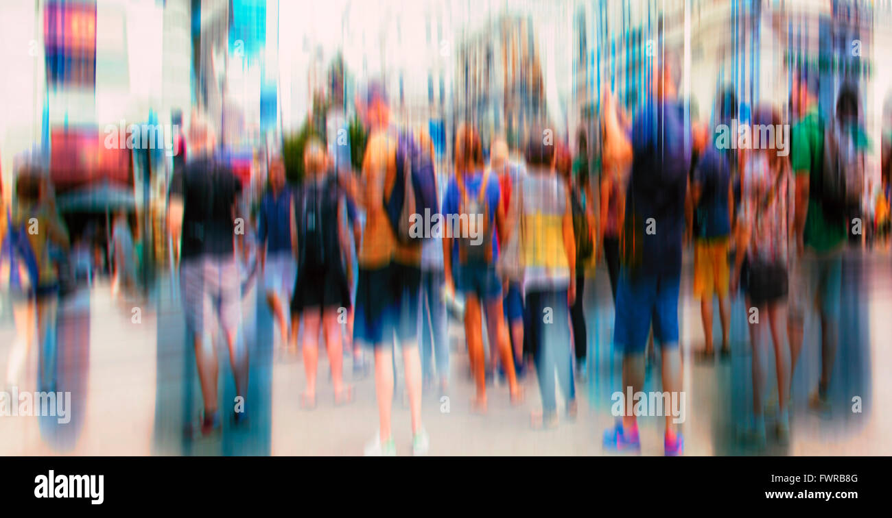 Abstract crowd art hi-res stock photography and images - Alamy