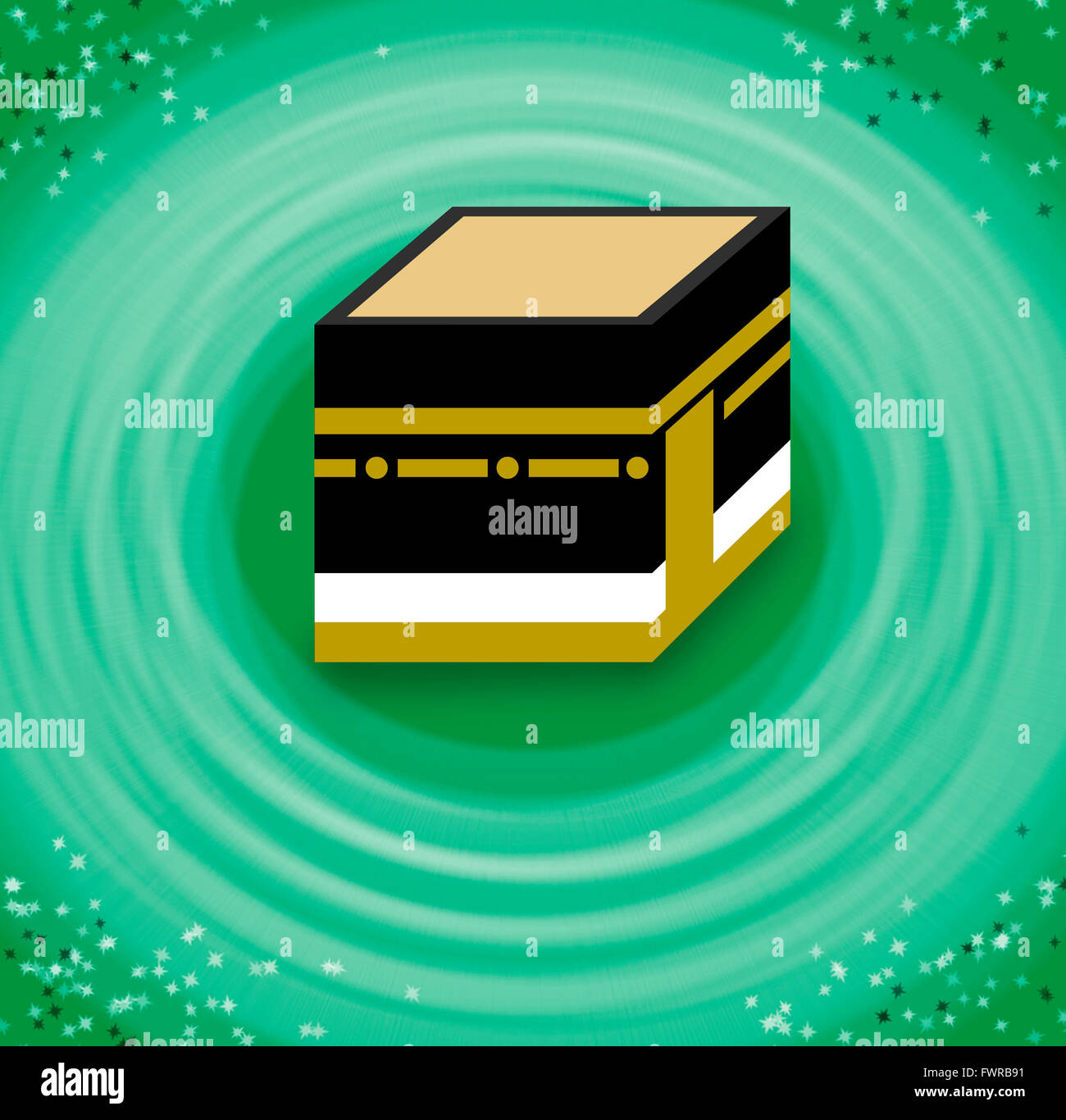 Hajj. Circumambulation of the Kaaba Stock Photo - Alamy