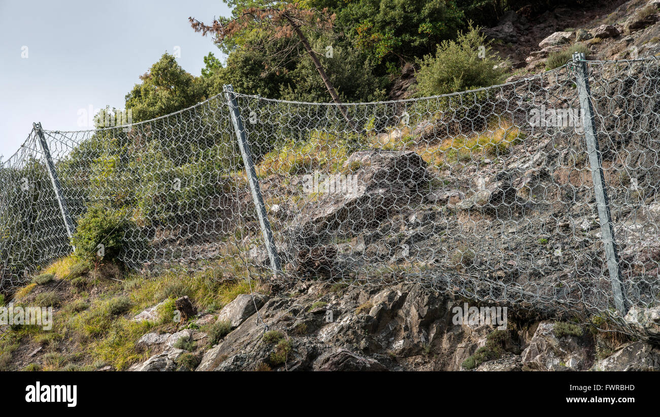 Landslide support hi-res stock photography and images - Alamy
