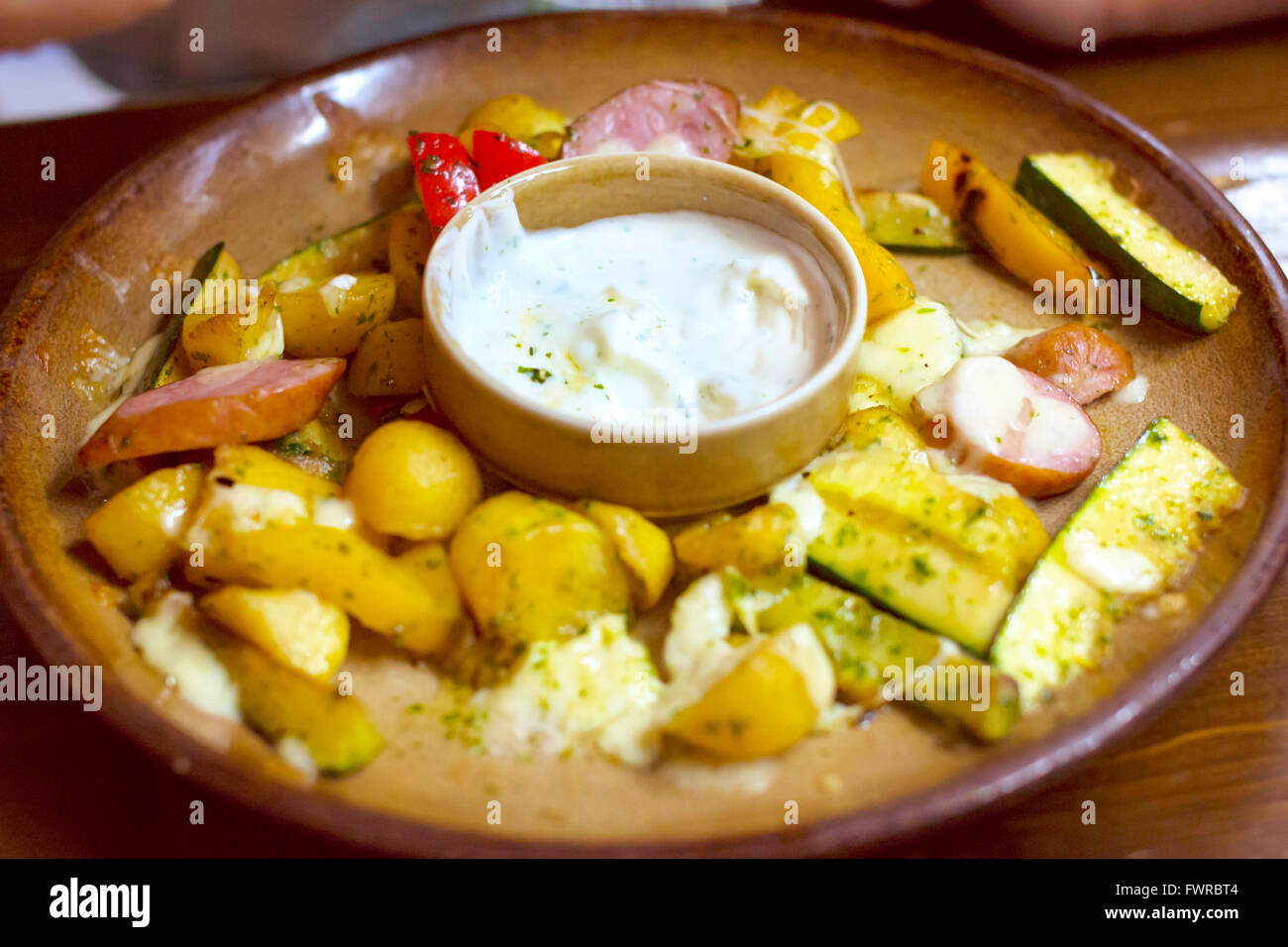 PRAGUE, CZECH REPUBLIC - AUGUST 25, 2015: Appetizing meat dish national ...