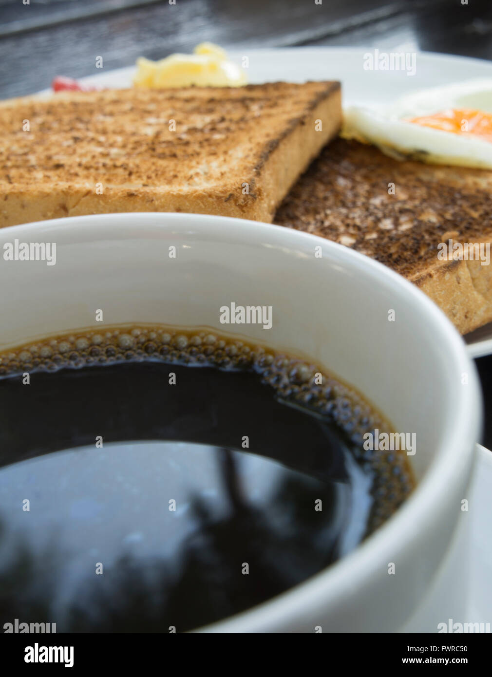 Cafe style toast hi-res stock photography and images - Alamy