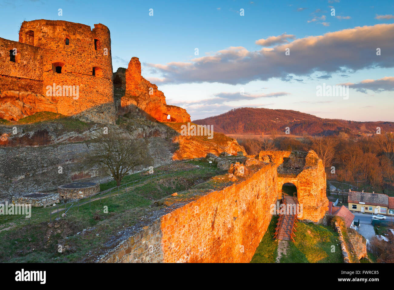 Castle in the town of Filakovo, southern Slovakia Stock Photo - Alamy