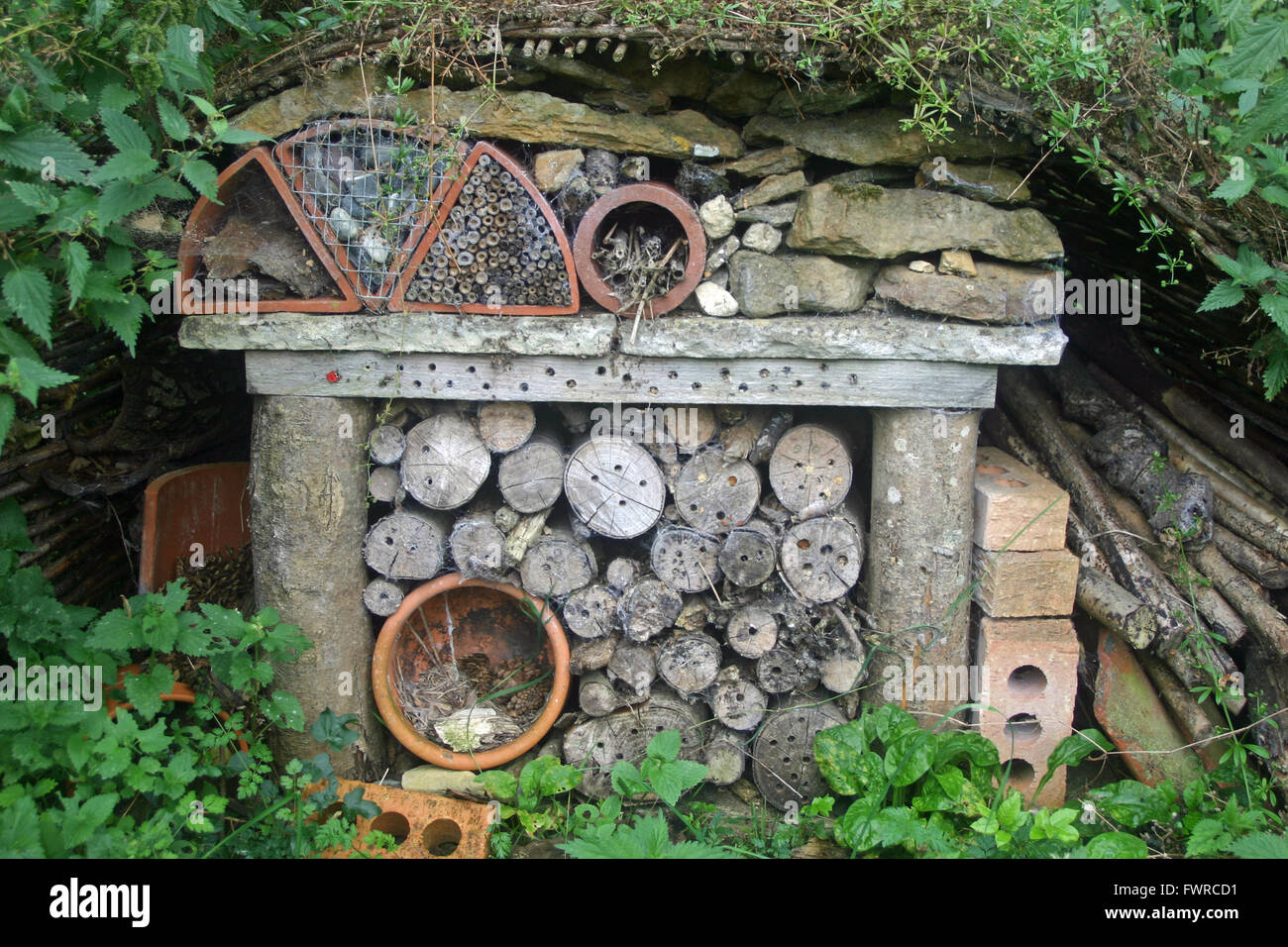 Bug hotel bricks hi-res stock photography and images - Alamy