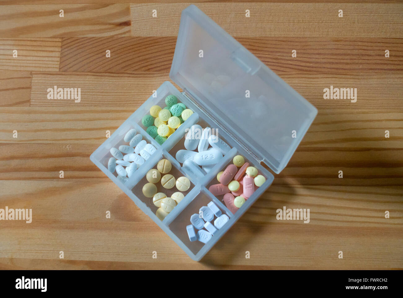 A selection of prescription medications in pill form Stock Photo - Alamy