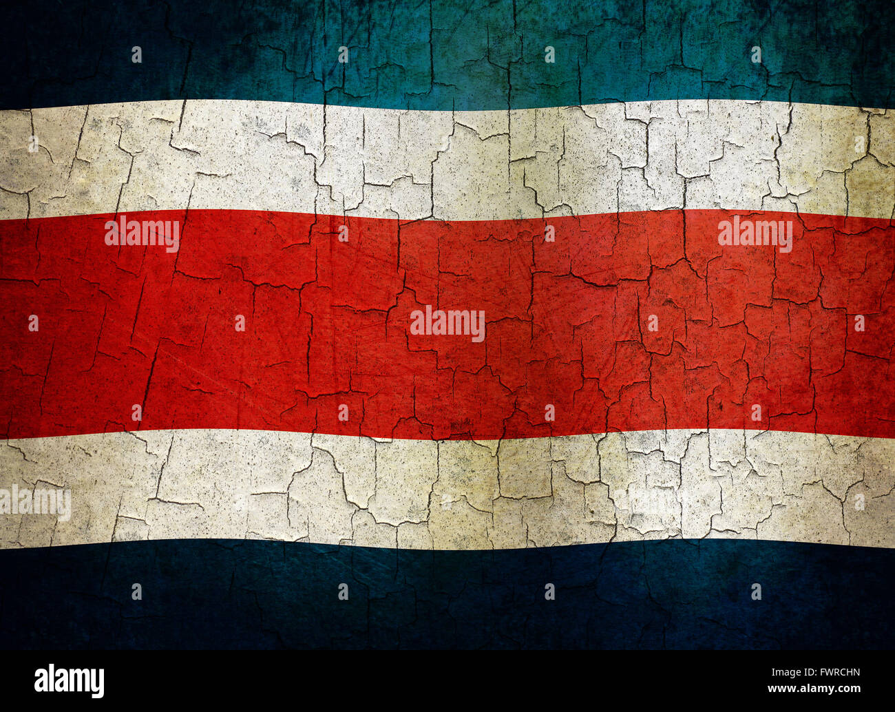 Costa rican flag hi-res stock photography and images - Alamy