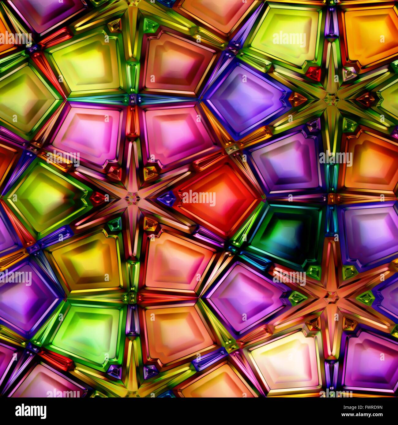 Seamless texture abstract shiny colorful background 3D illustration ...