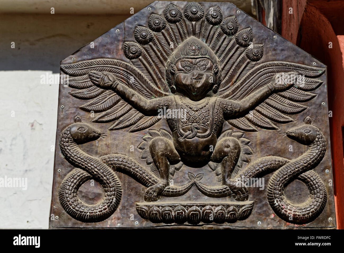 Ancient idol of lord vishnu hi-res stock photography and images - Alamy