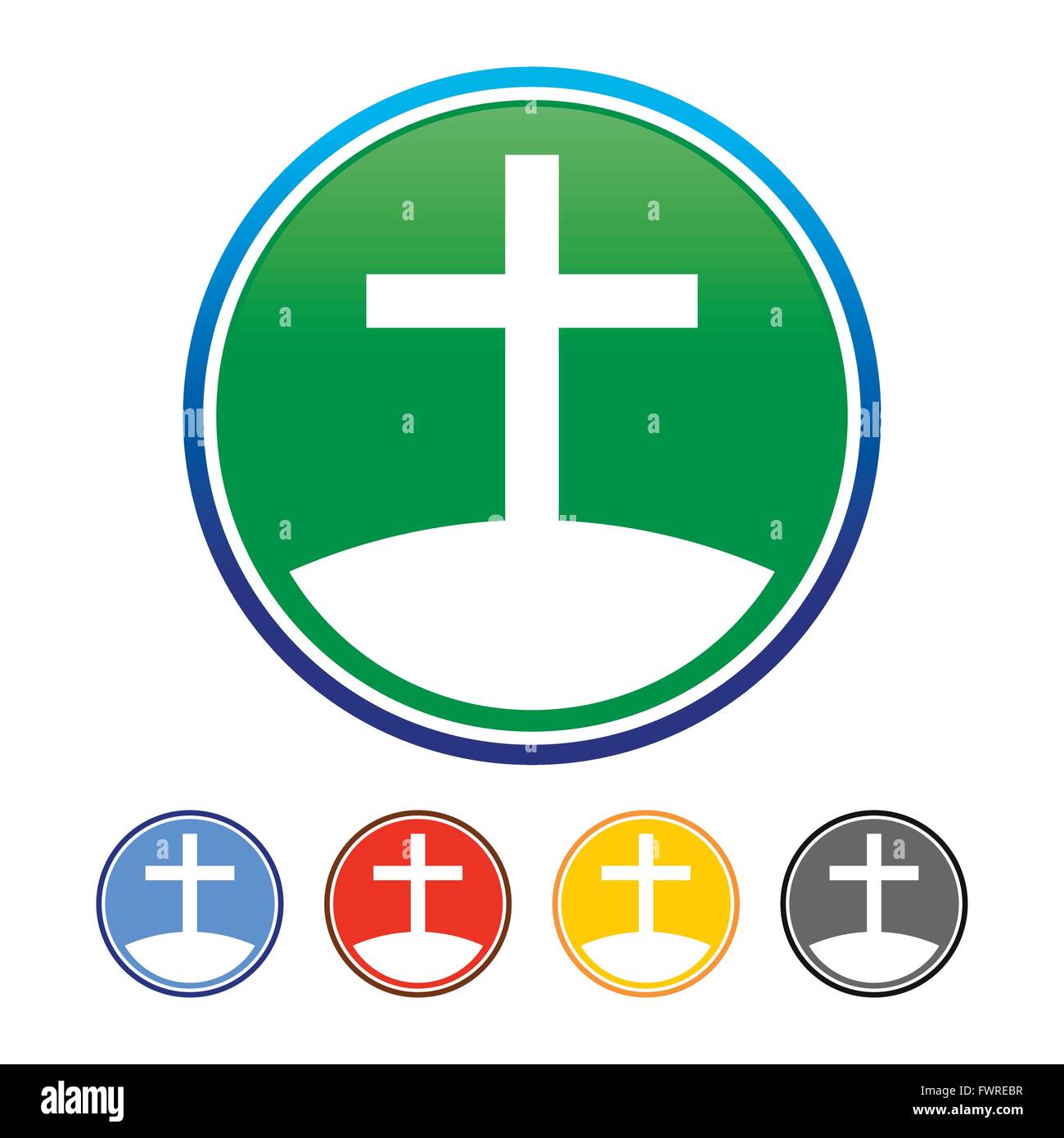Hill Church Emblem Vector Stock Vector Image & Art - Alamy