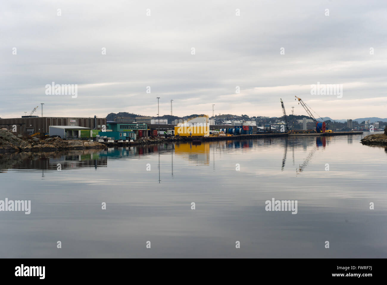 View of tananger harbour in Stavanger norway Stock Photo - Alamy