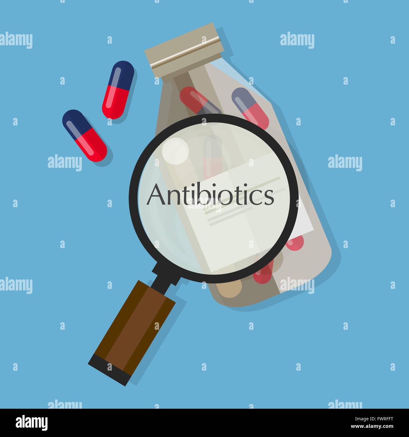 antibiotics capsule medication vector Stock Vector Image & Art - Alamy