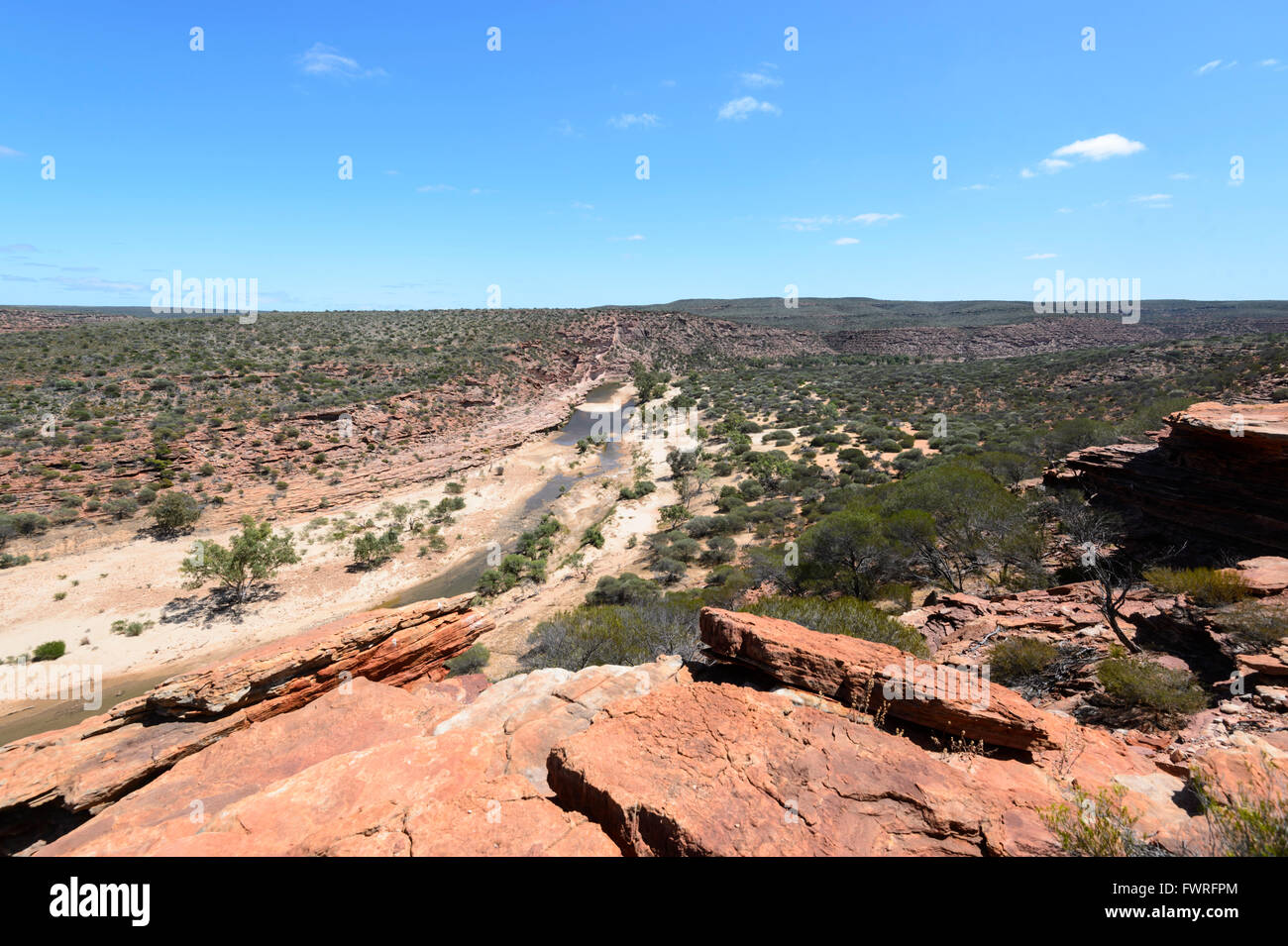 Murchison River Gorge, Kalbarri National Park, Western Australia ...