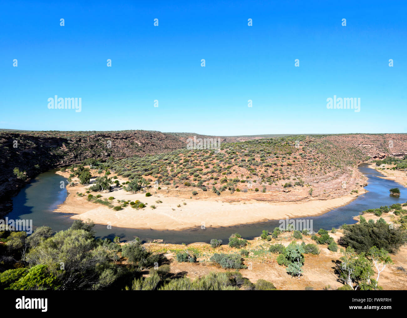 Murchison River Gorge, Kalbarri National Park, Western Australia ...