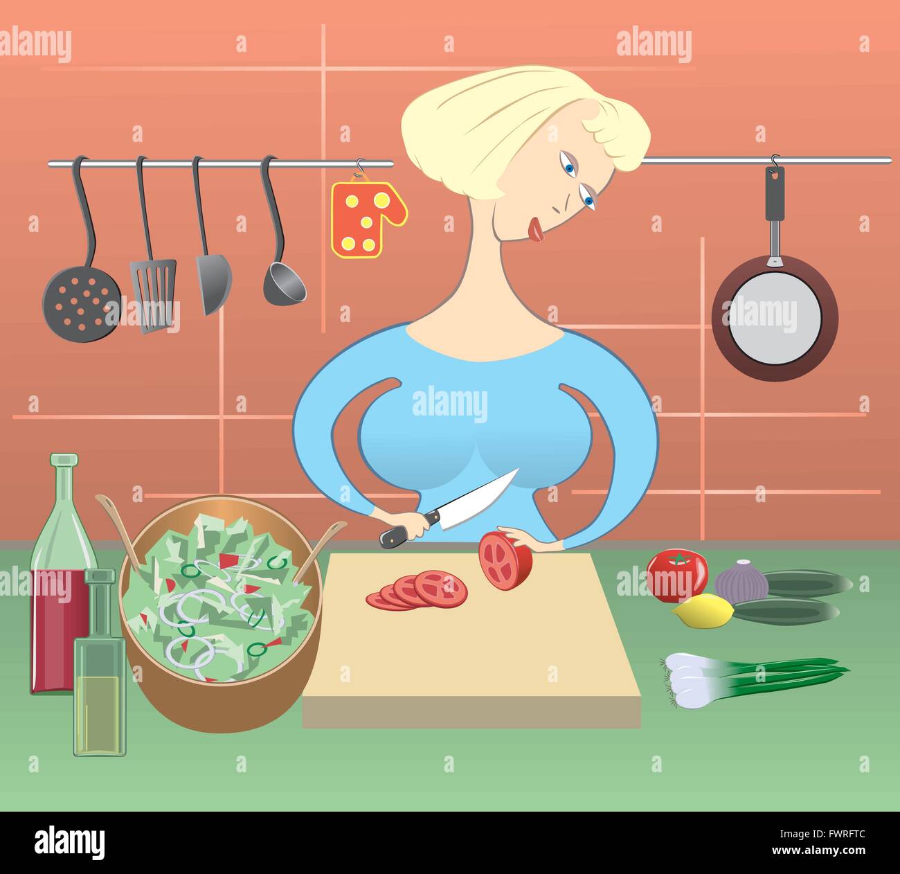 Cucumber dishes Stock Vector Images - Alamy