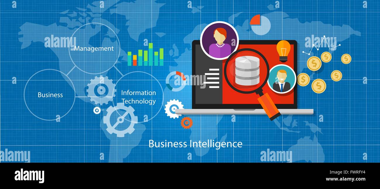 business intelligence database analysis Stock Vector Image & Art - Alamy