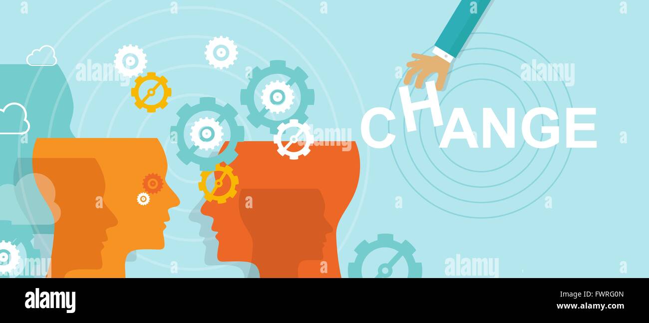 change management concept improvement direction Stock Vector Image ...