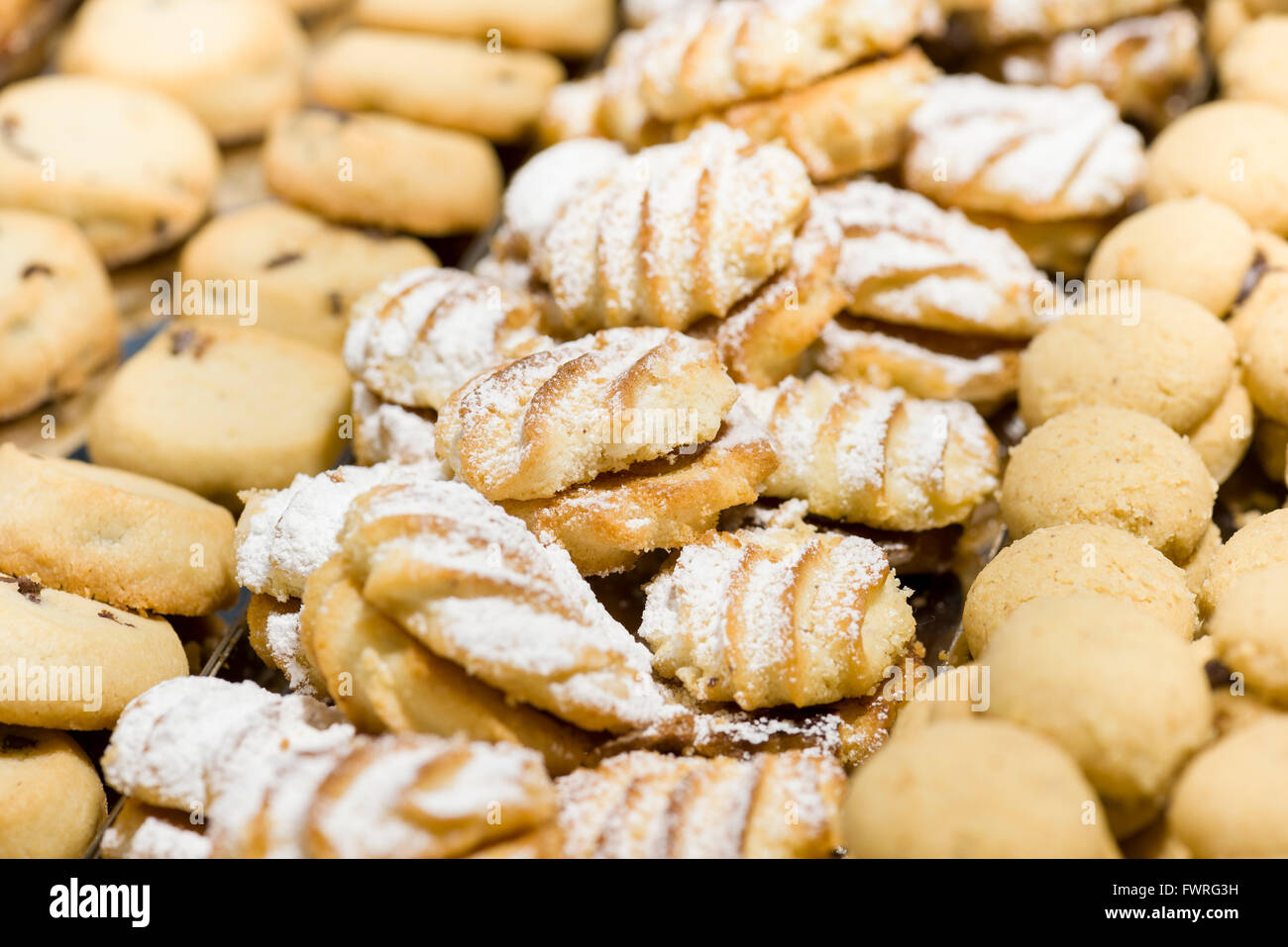 variety of handmade pastry cookies decorated with sugar Stock Photo - Alamy