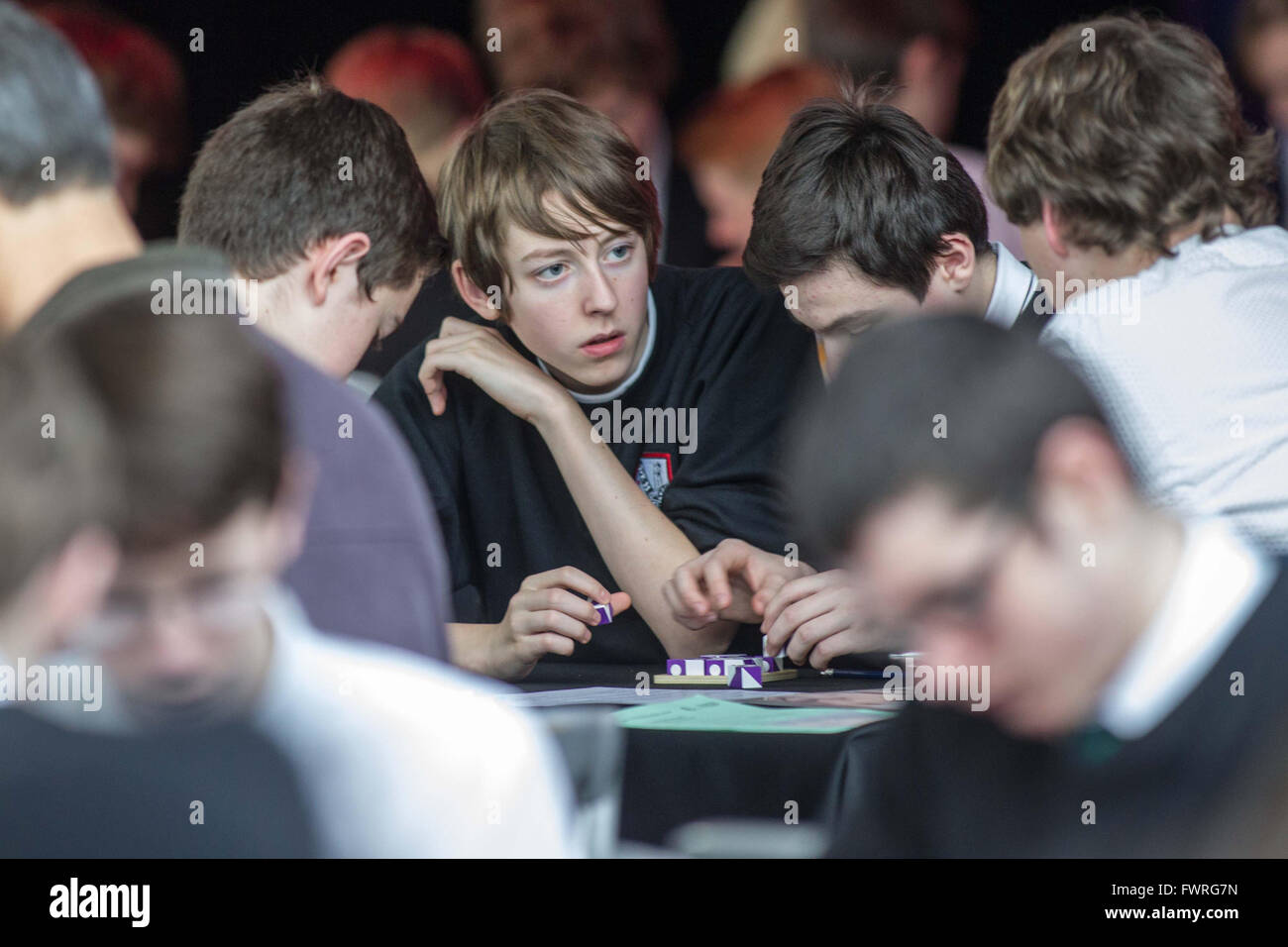 Group work class uniform hi-res stock photography and images - Alamy