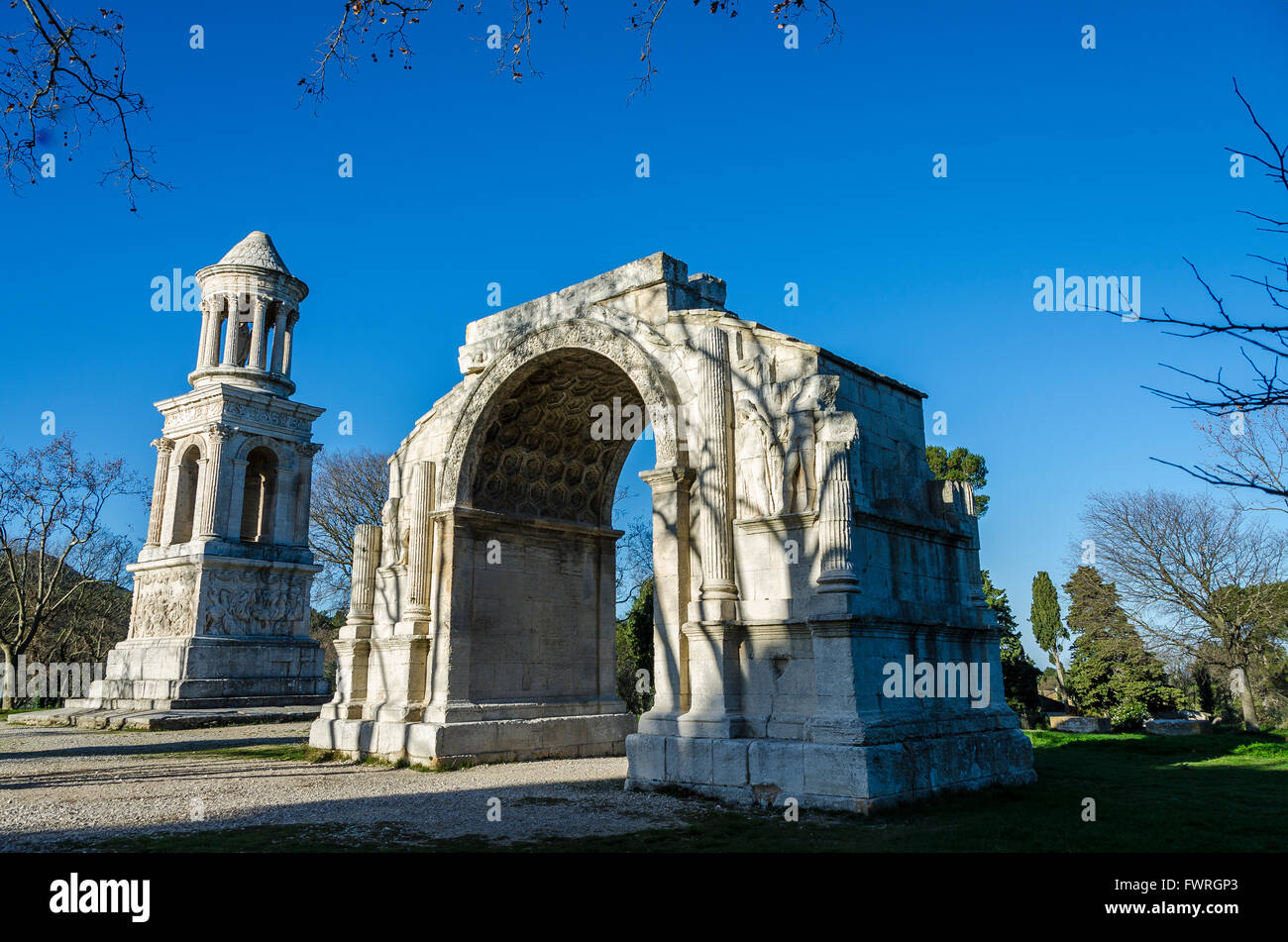 GLANUM, ST REMY DE PROVENCE, BDR FRANCE 13 Stock Photo - Alamy