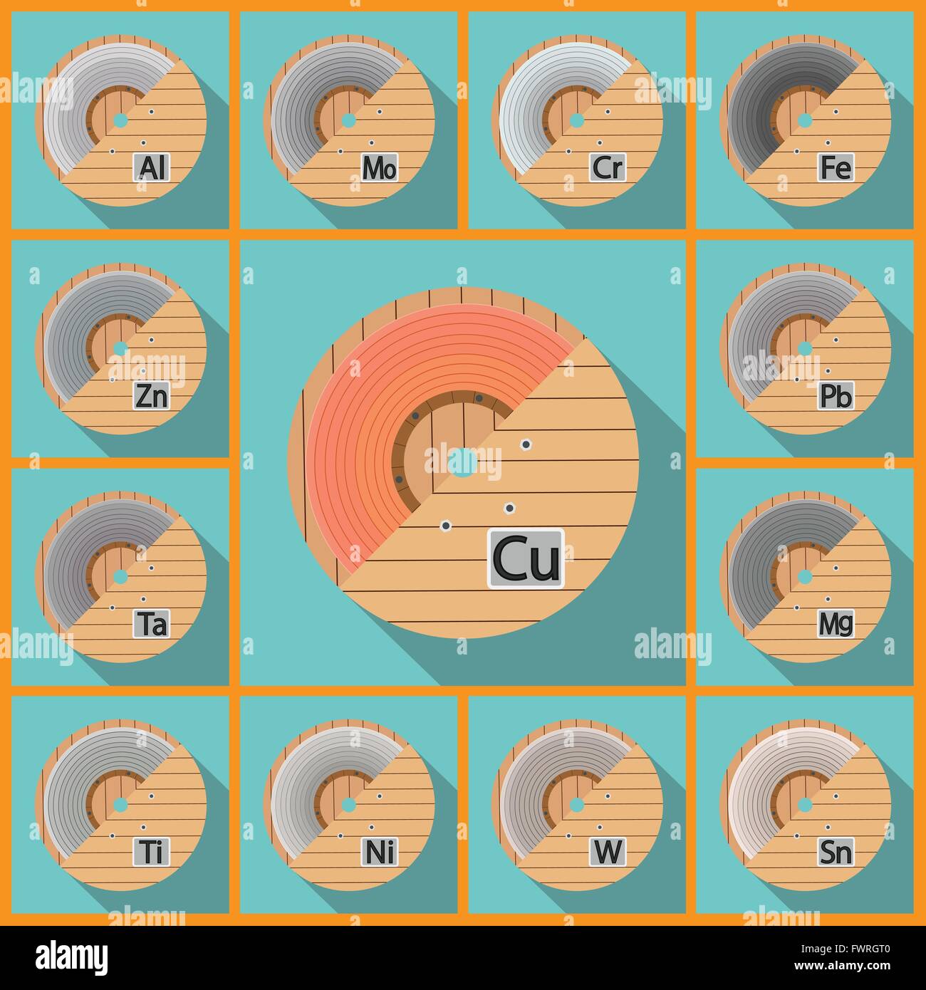 Aluminum metal sheet board Stock Vector Images - Alamy