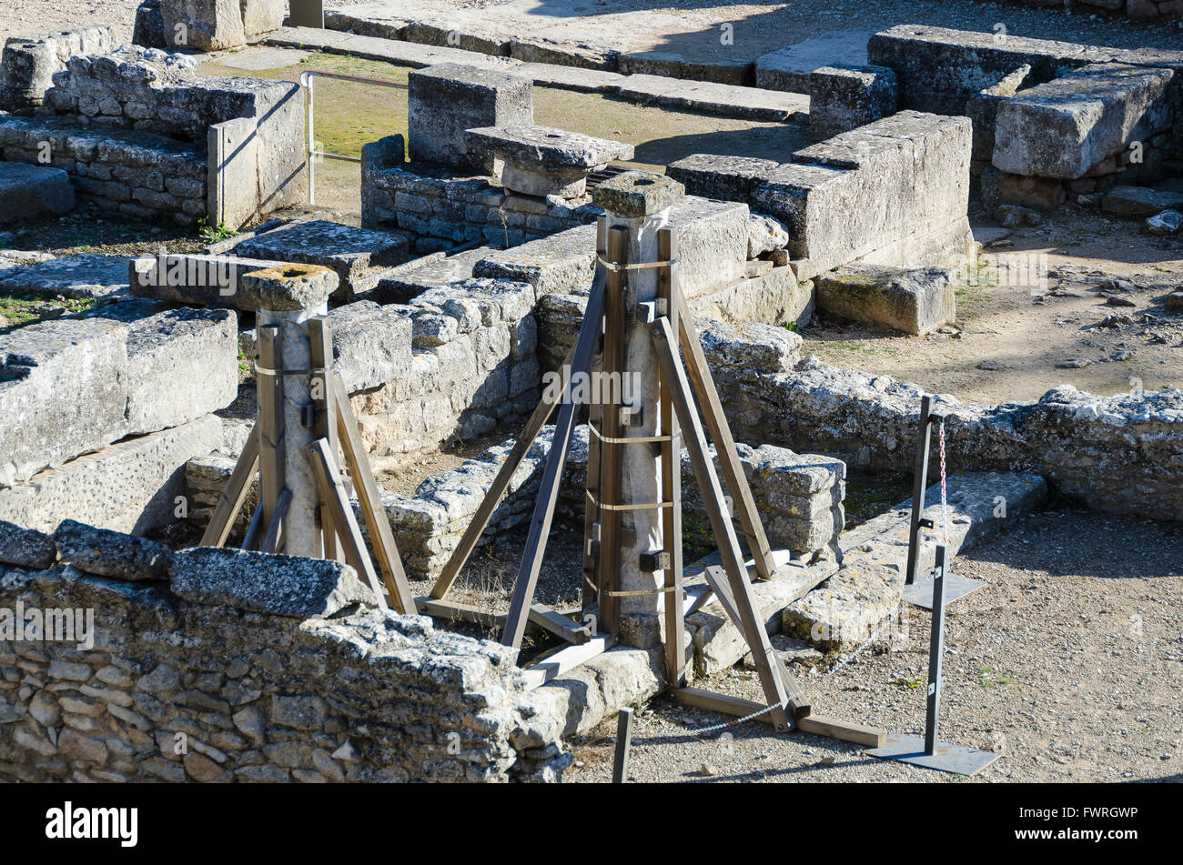GLANUM, ST REMY DE PROVENCE, BDR FRANCE 13 Stock Photo - Alamy