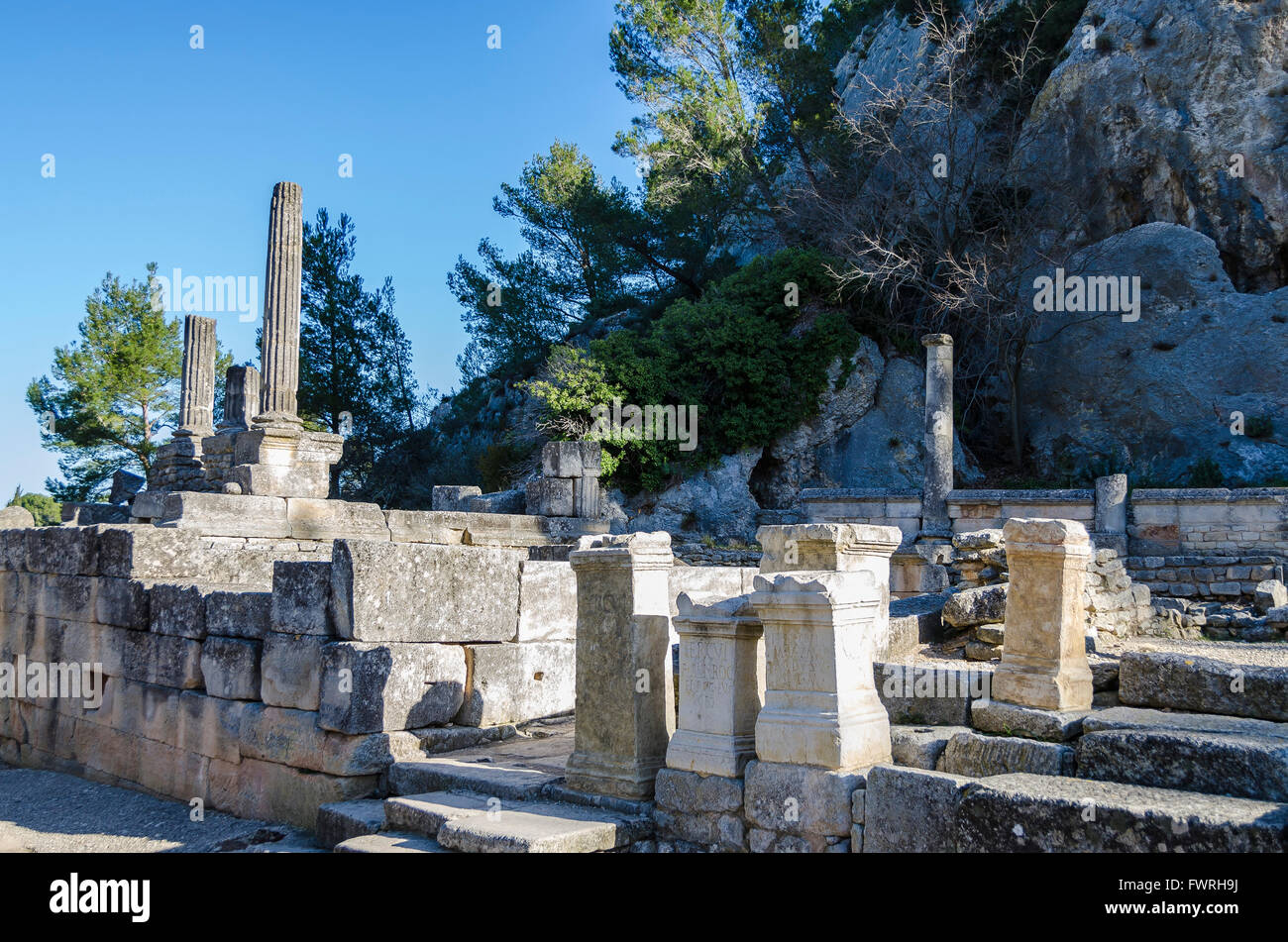 GLANUM, ST REMY DE PROVENCE, BDR FRANCE 13 Stock Photo - Alamy