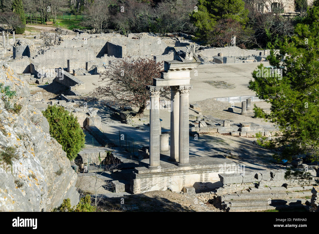 GLANUM, ST REMY DE PROVENCE, BDR FRANCE 13 Stock Photo - Alamy