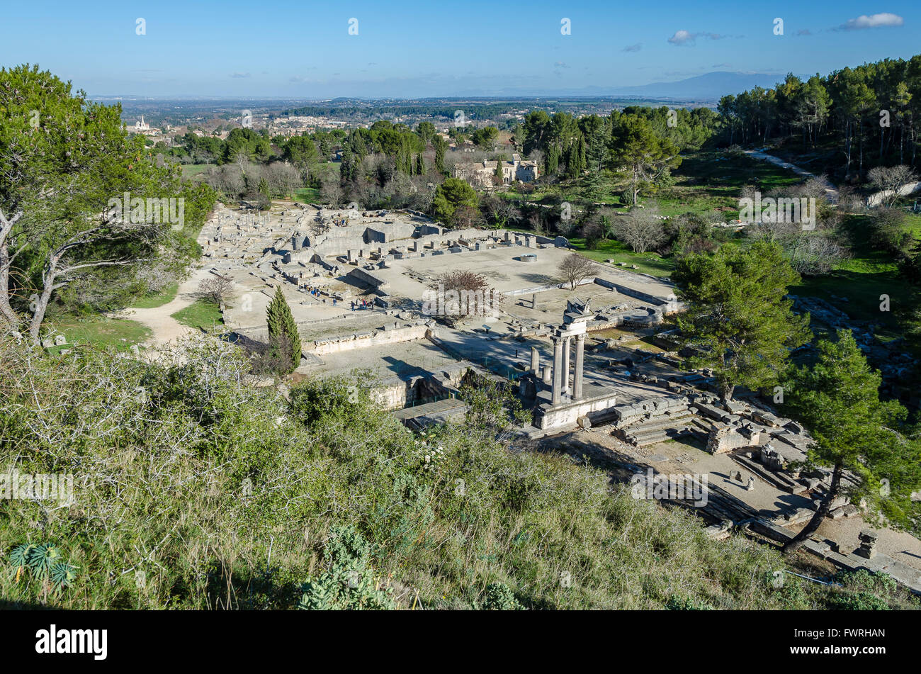 GLANUM, ST REMY DE PROVENCE, BDR FRANCE 13 Stock Photo - Alamy
