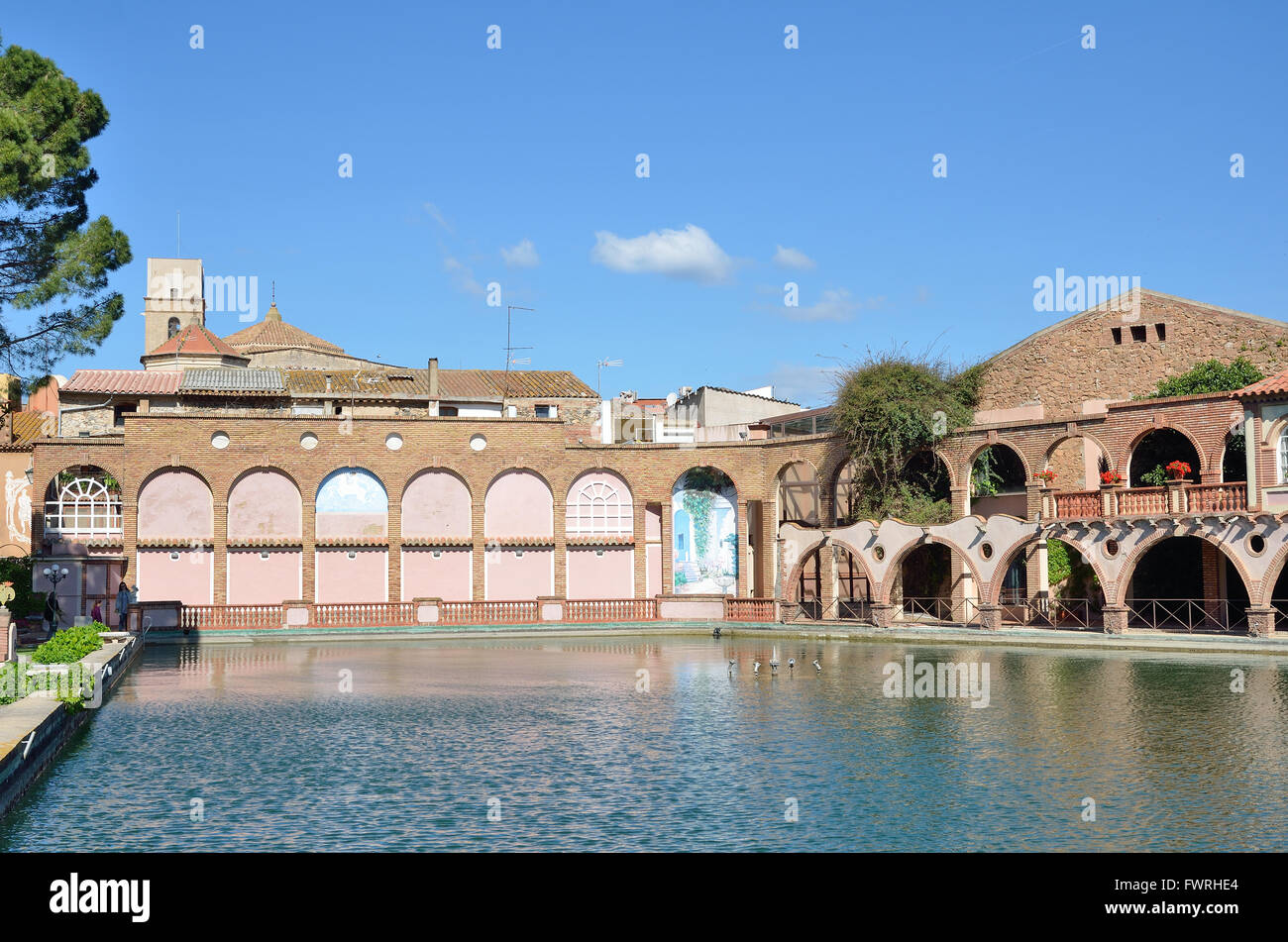 Roman baths of the Spanish spa resort in Tarragona Stock Photo - Alamy