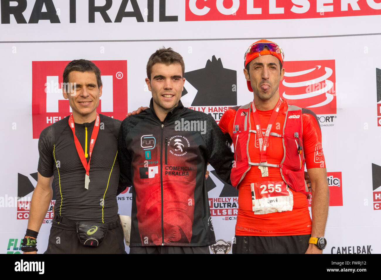 From left, Carles Sanchez Casals, Ivan Camps Puga and Javi Castillo ...