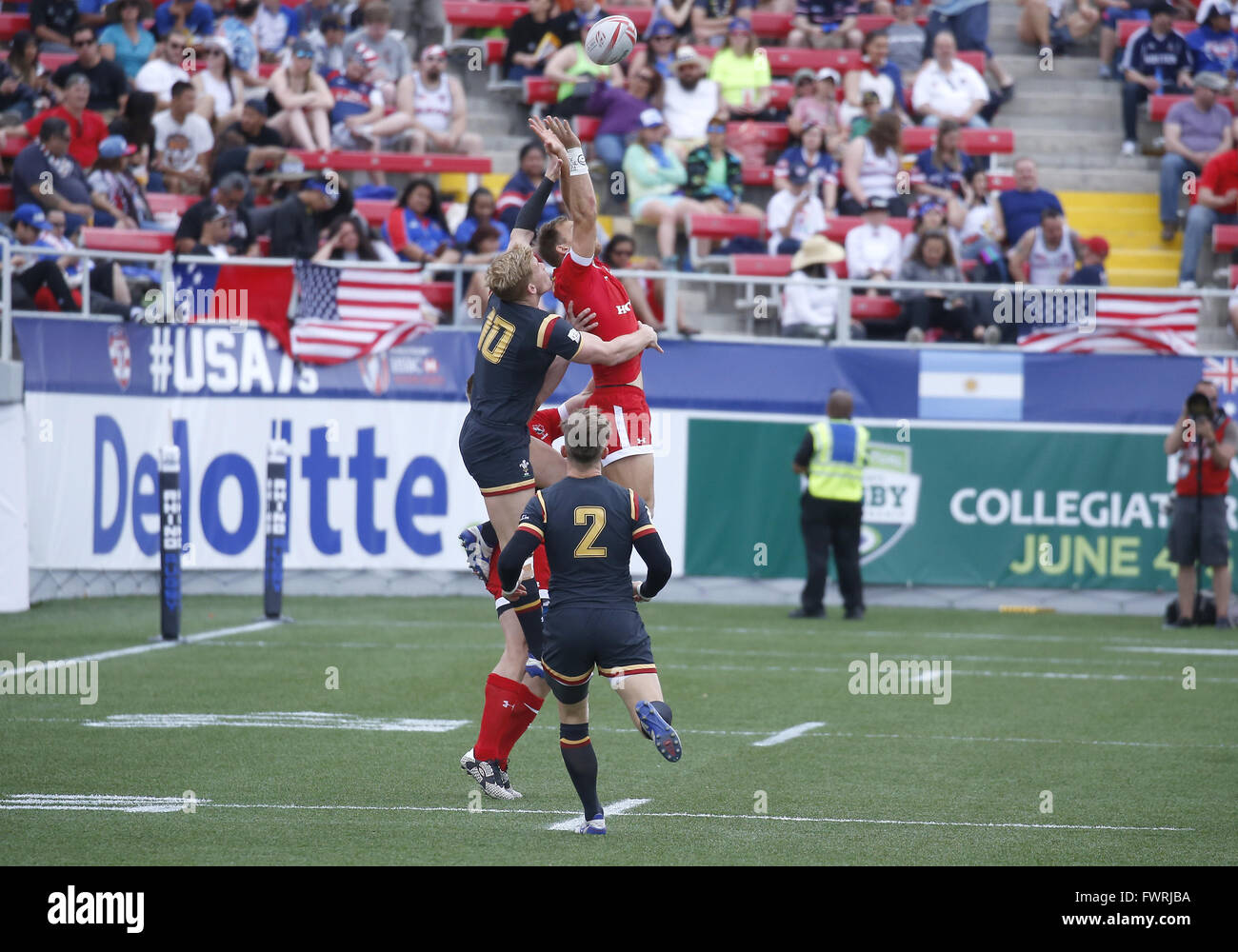 2016 USA Sevens Rugby Tournament held at Sam Boyd Stadium Las Vegas ...