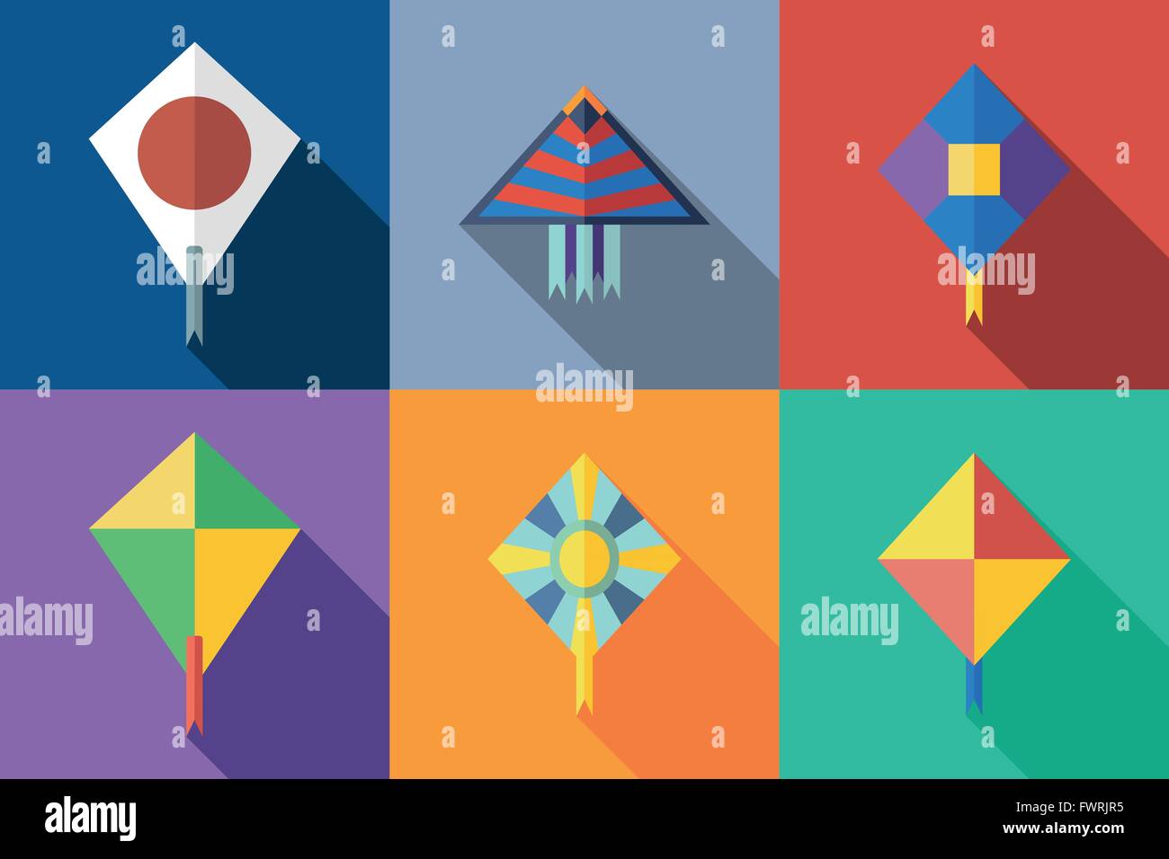 Kite string cartoon hi-res stock photography and images - Alamy