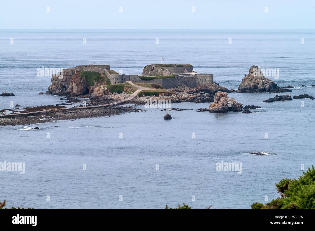 Fort Clonque on the island of Alderney Stock Photo - Alamy