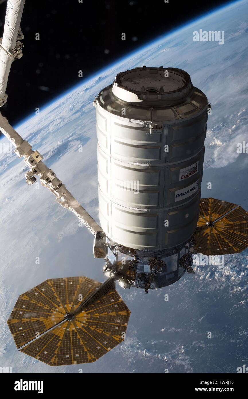 The Orbital Atk Cygnus Commercial Cargo Supply Ship Is Captured By The