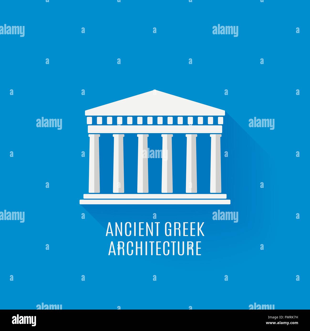 Ancient Greek architecture Icon Stock Vector Image & Art - Alamy