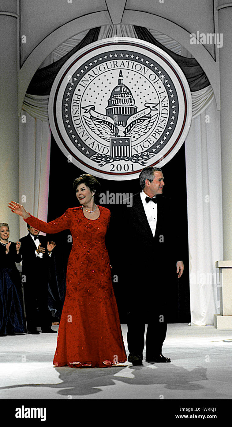 Laura bush inaugural ball hi-res stock photography and images - Alamy