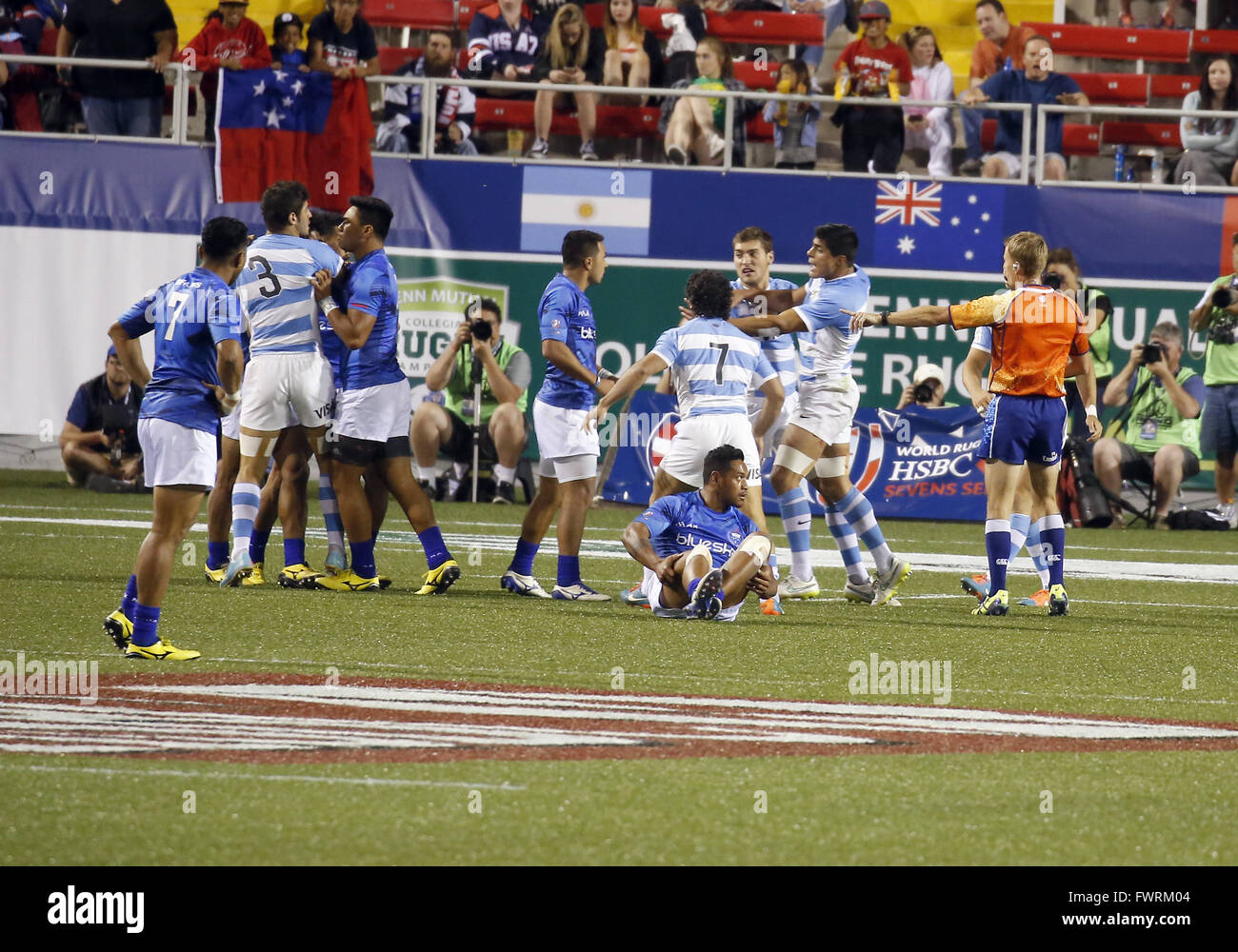 2016 USA Sevens Rugby Tournament at Sam Boyd Stadium Las Vegas ...