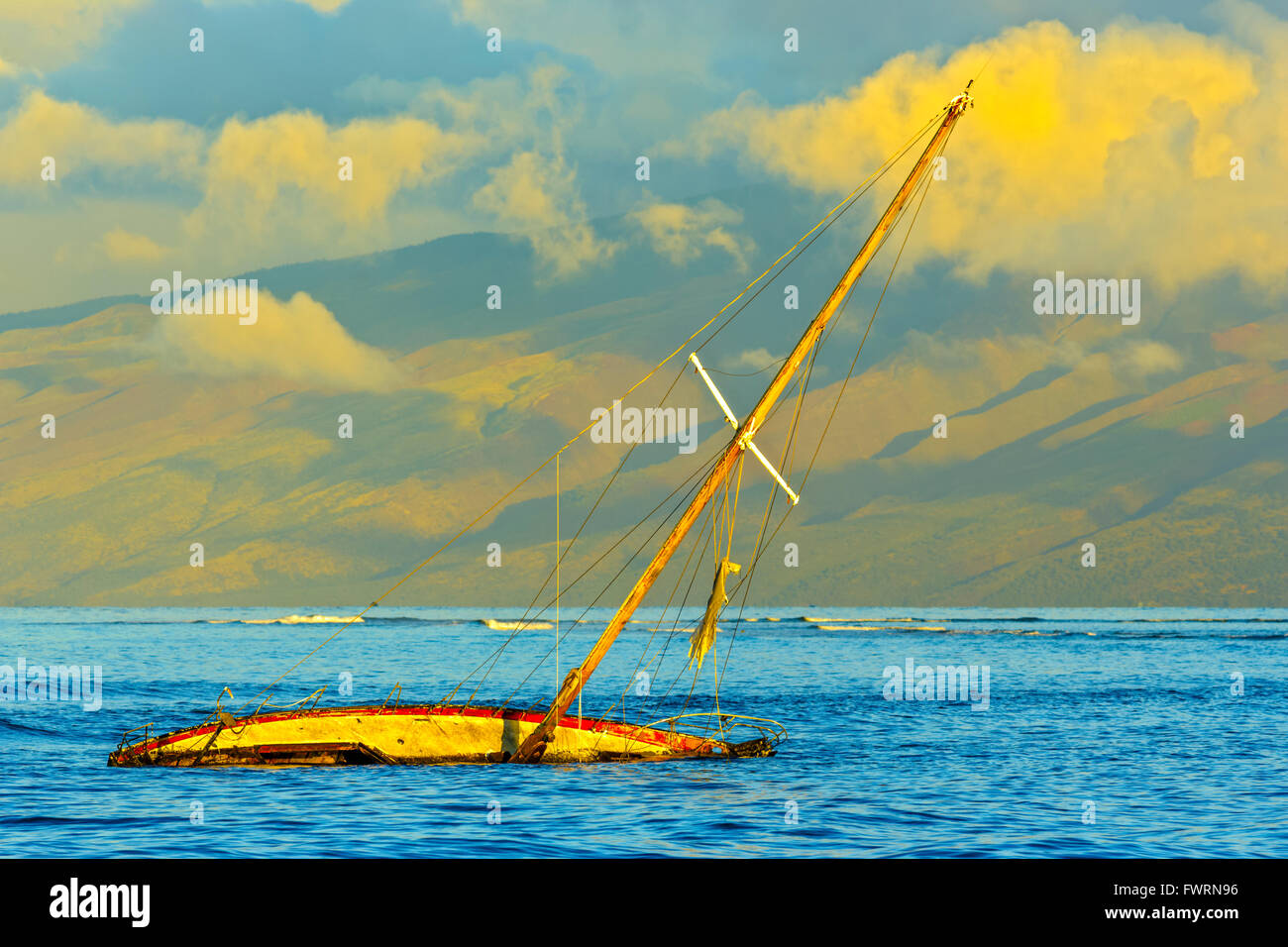 Maui shipwreck hi-res stock photography and images - Alamy