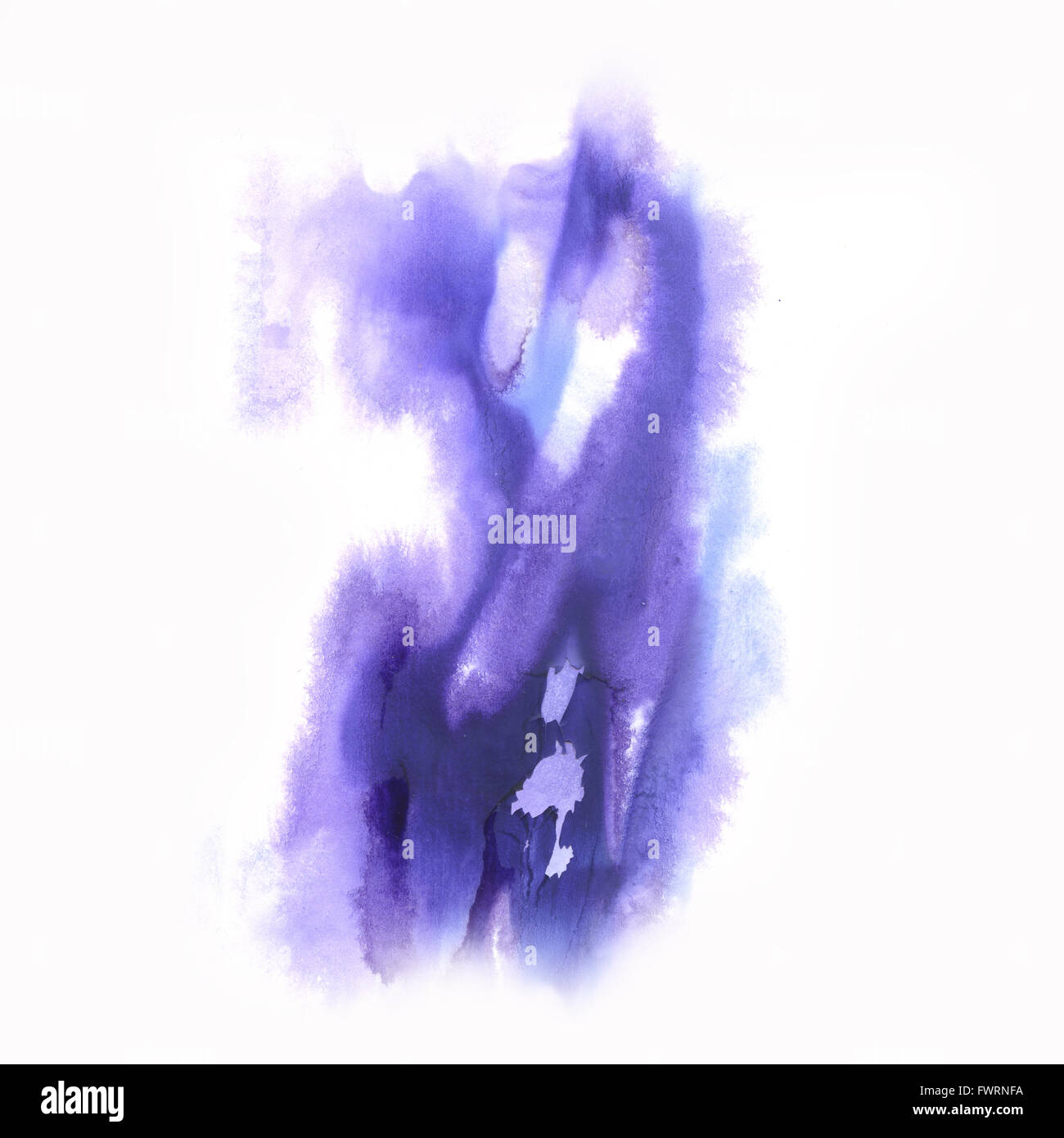 color blue spot macro blotch texture isolated white background Stock ...