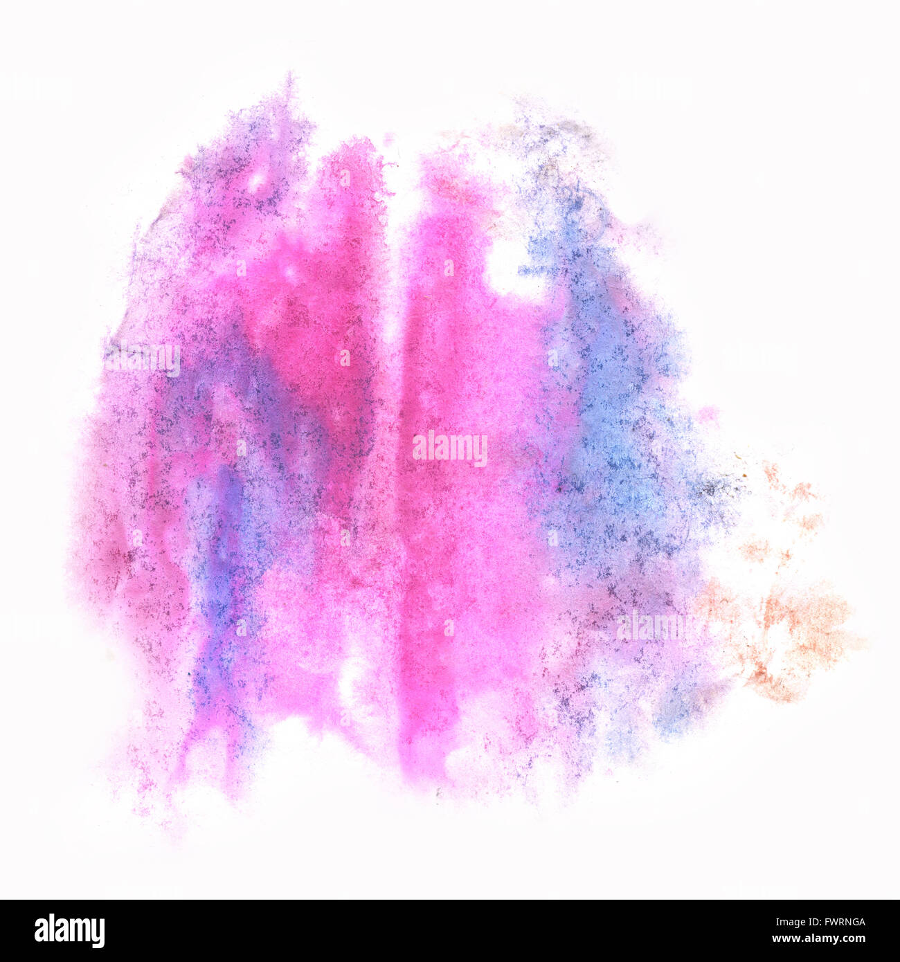 color pink blue spot macro blotch texture isolated white background ...