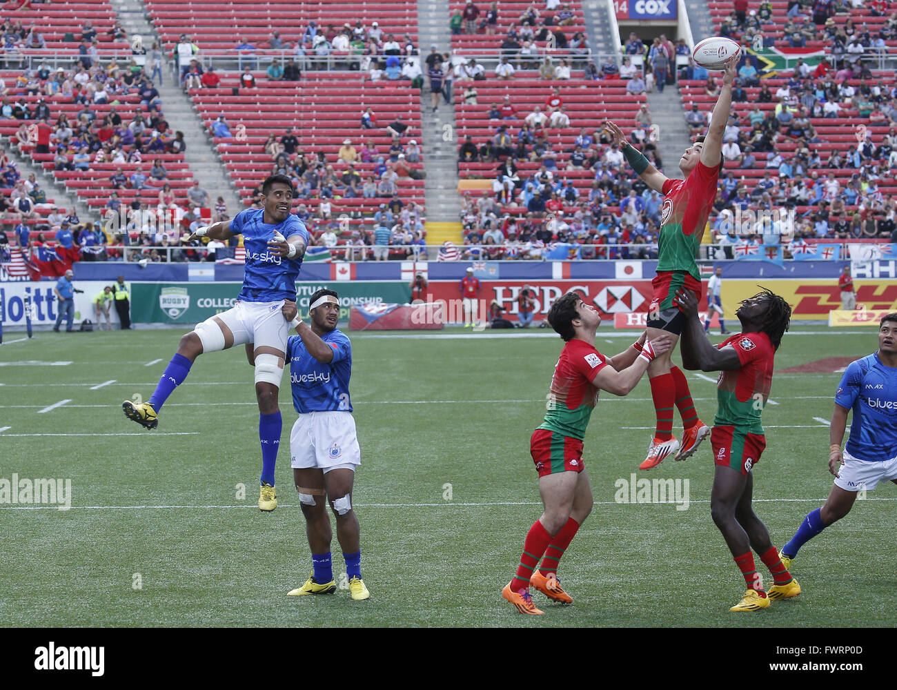 2016 USA Sevens Final Day at Sam Boyd Stadium Featuring: Portugal ...