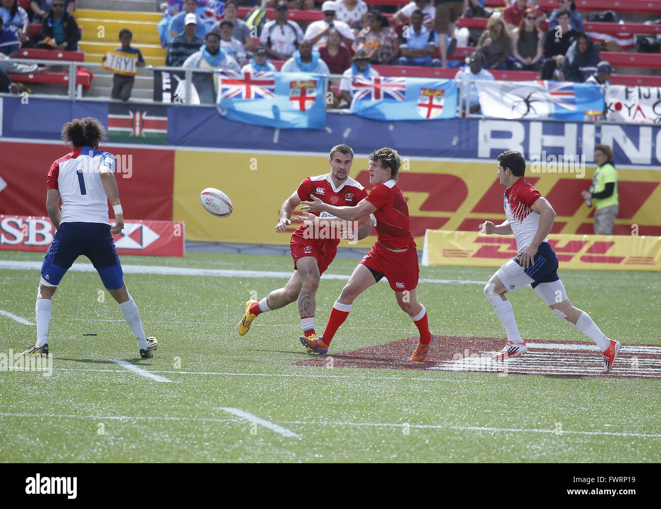 2016 USA Sevens Final Day at Sam Boyd Stadium Featuring: Russia, France ...