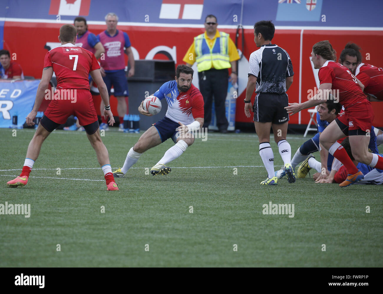 2016 USA Sevens Final Day at Sam Boyd Stadium Featuring: Russia, France ...