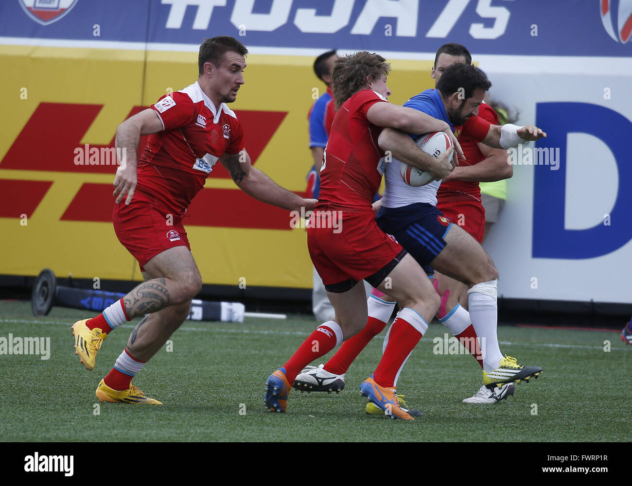 2016 USA Sevens Final Day at Sam Boyd Stadium Featuring: Russia, France ...